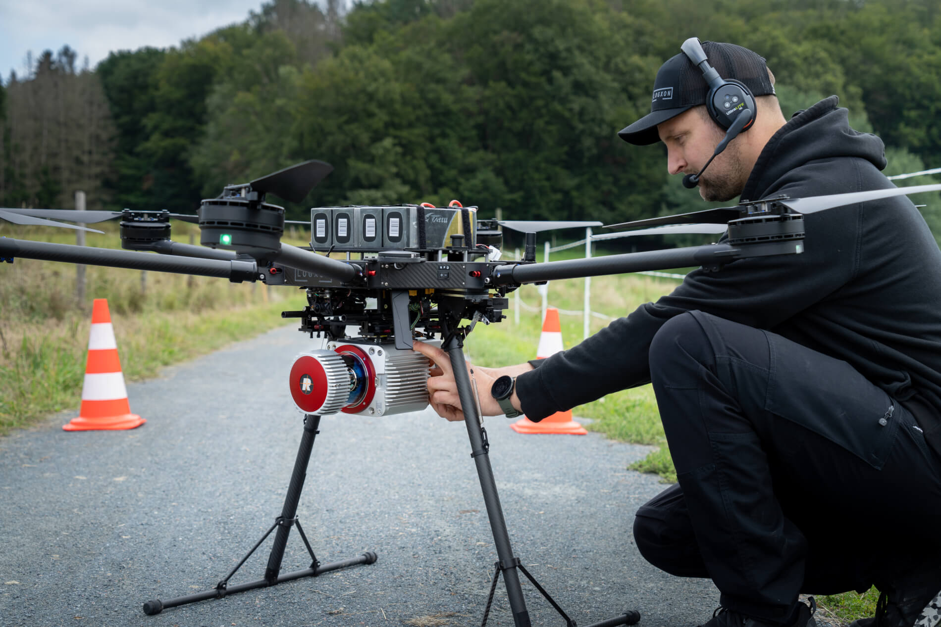 RIEGL VUX-1 UAV 22 LiDAR sensor takes off with LOGXON!